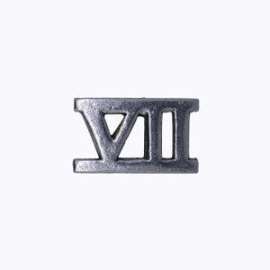 Roman Numeral 7- CC609-VII- Roman Numerals, 7, and Number Pins - Etsy
