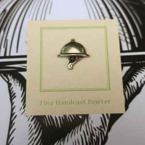 Waiter's Tray Pewter Lapel Pin CC476 Restaurant, Catering, Server, and ...