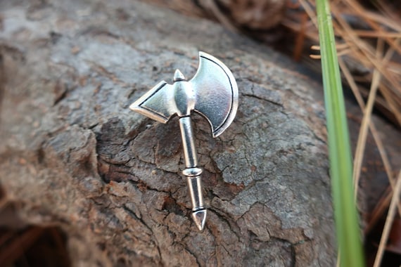 Battle Axe Lapel Pin CC676 Medieval and Viking Combat Axes | Etsy