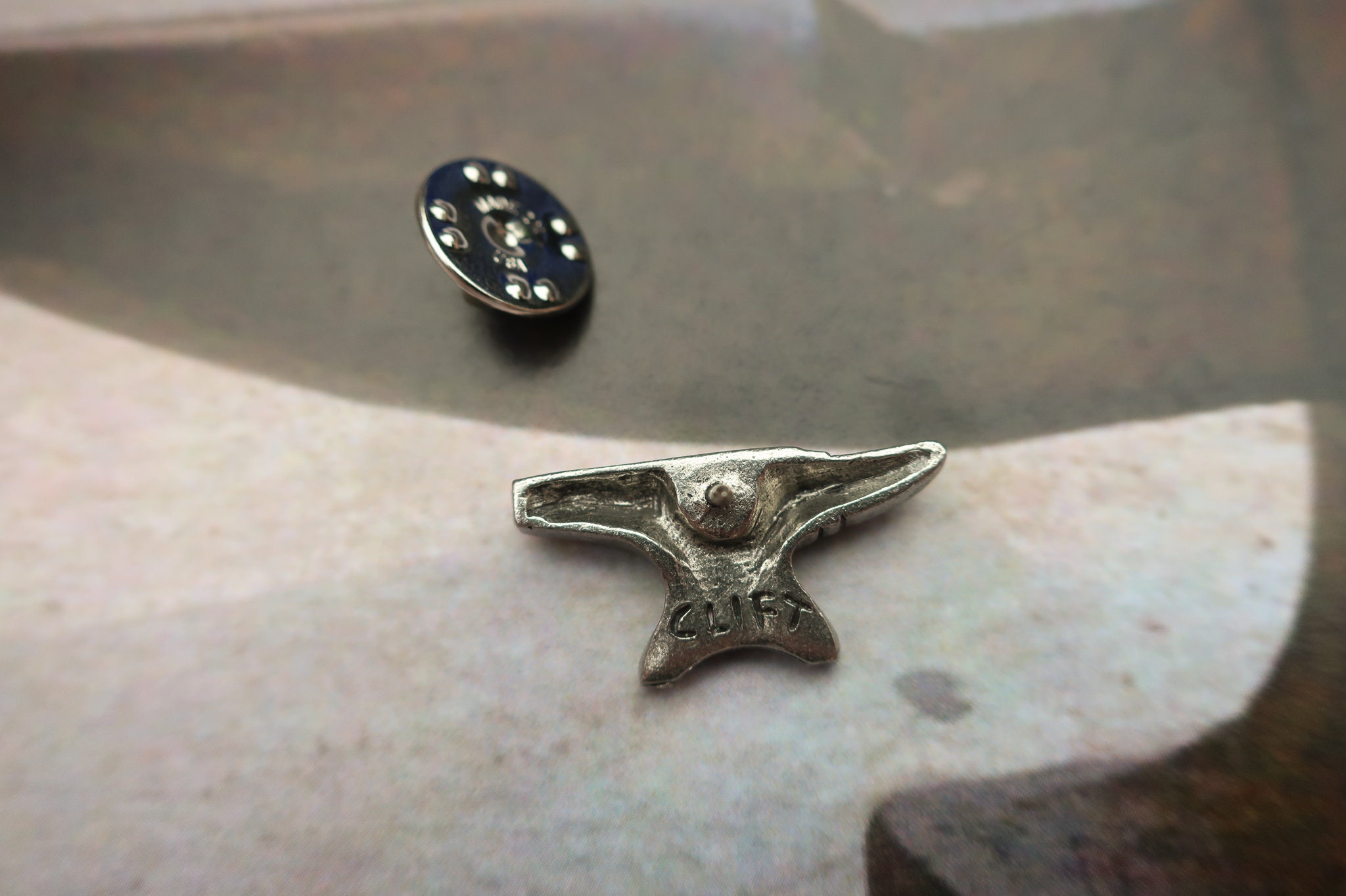 Anvil Pewter Lapel Pin CC459 Metalworking Blacksmith and - Etsy