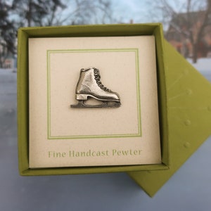 Figure Skate Lapel Pin - CC218- Figure Skating, Skating, Winter, Ice ...