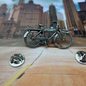 Bicycle Hand Cast Pewter Brooch Pin - Etsy