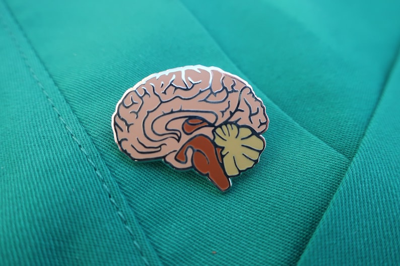 Brain Enamel Lapel Pin EP107 Brain Stroke Medical and - Etsy UK