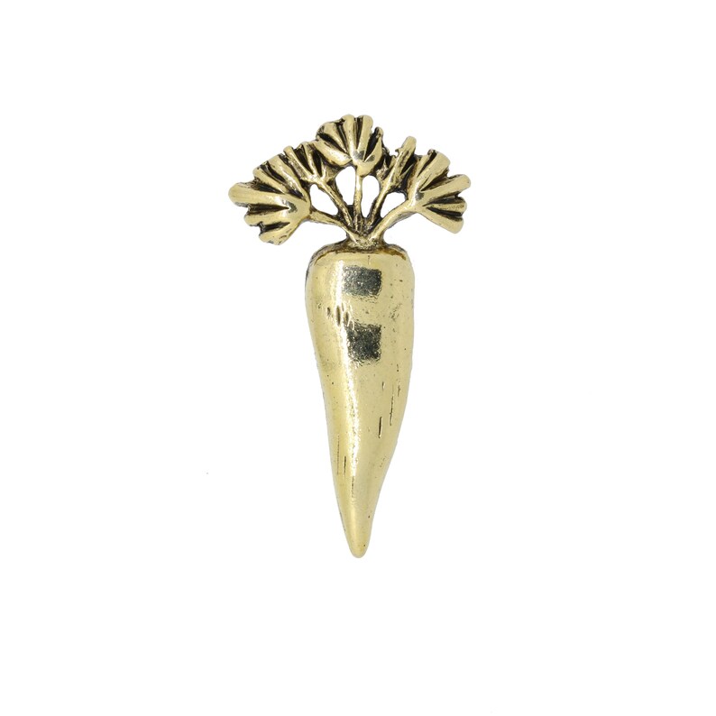 Gold Carrot Lapel Pin-cc312g Vegetable and Veggie Pins in the - Etsy
