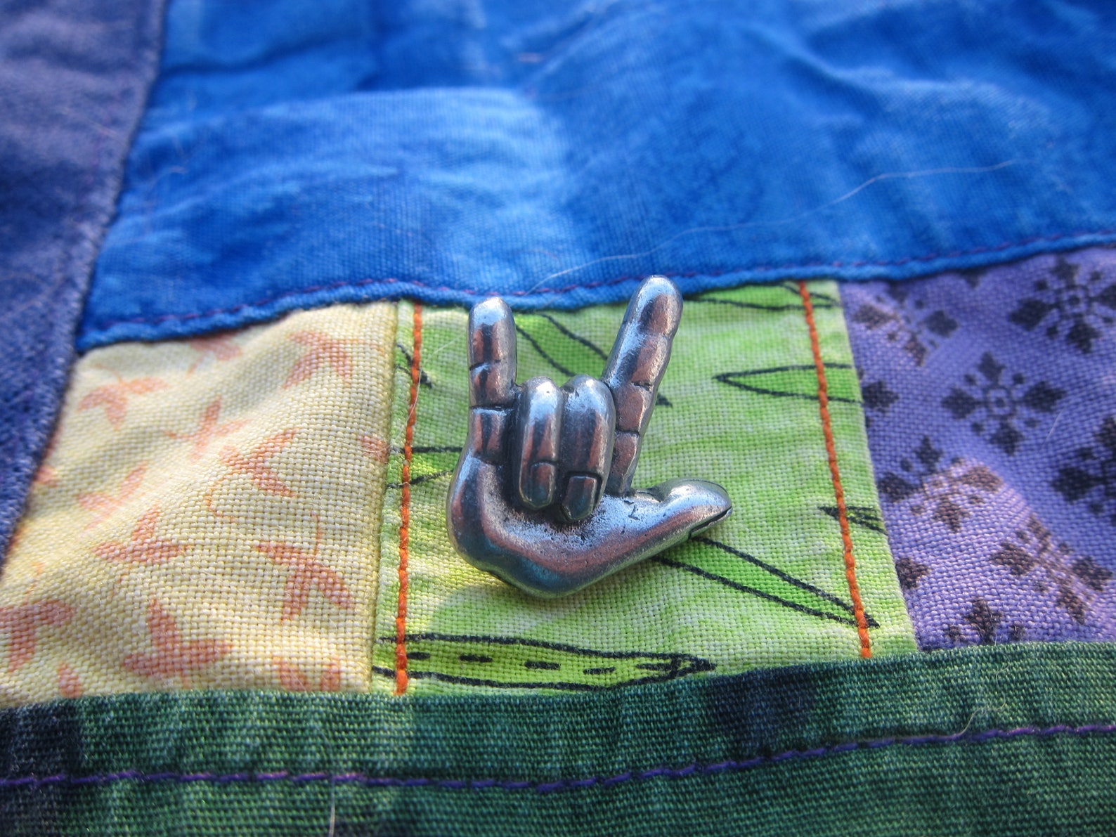 I Love You Lapel Pin CC623 I Love You Love Sign Language | Etsy