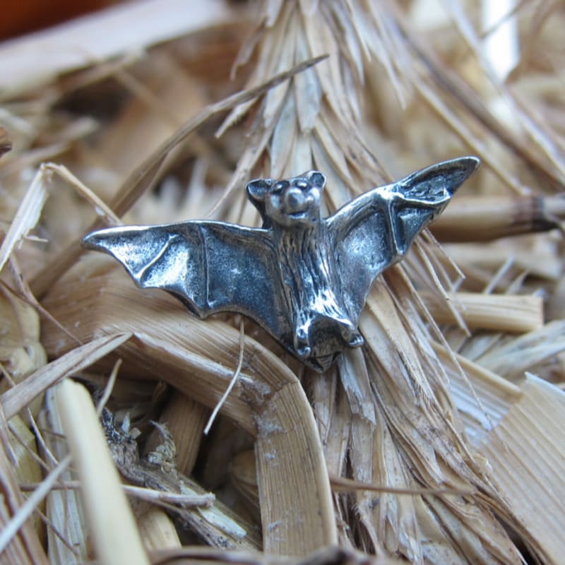 Bat Pin - Etsy
