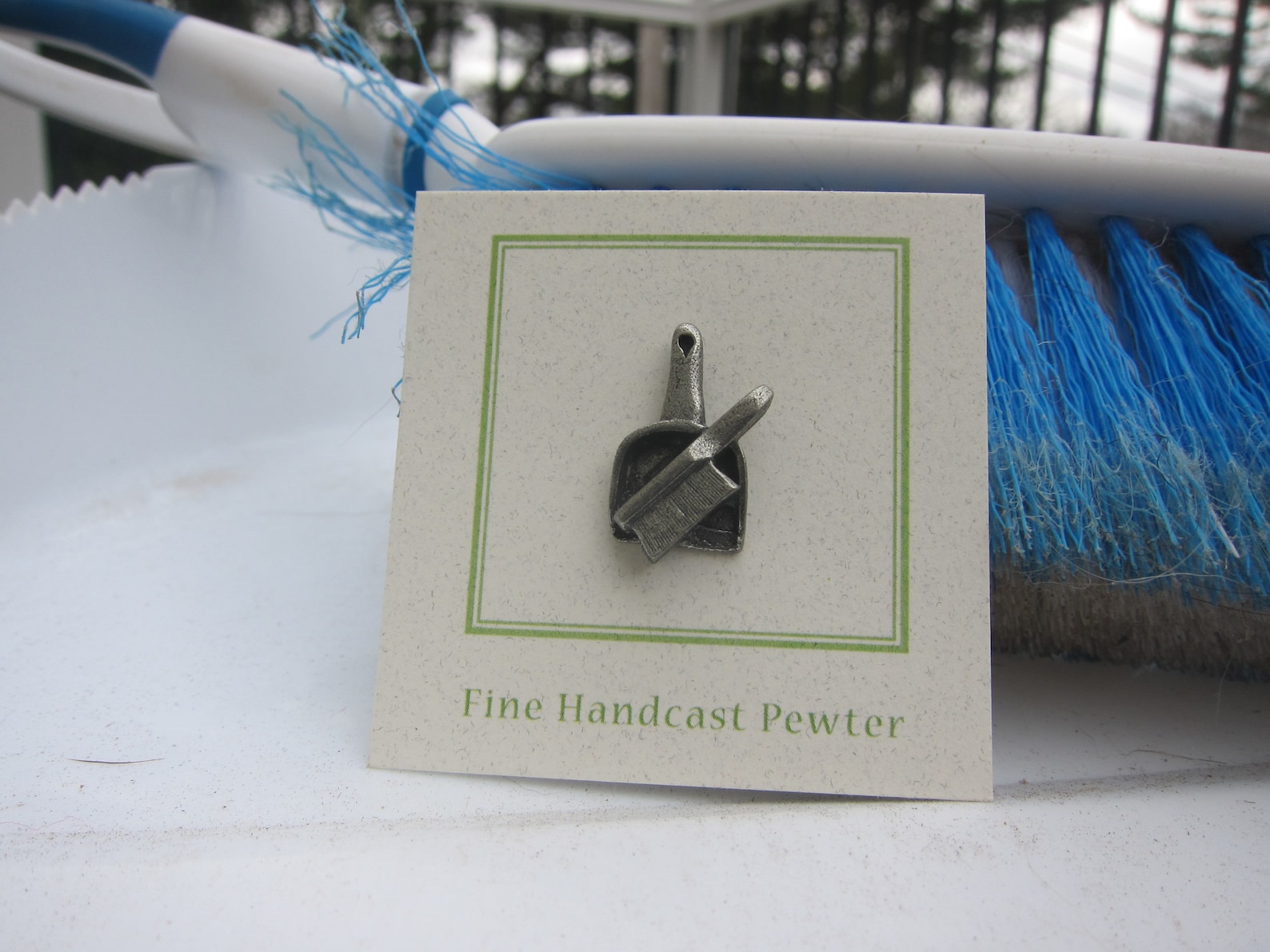 Dust Pan and Brush Lapel Pin - CC331- Cleaning, Custodian, and House ...