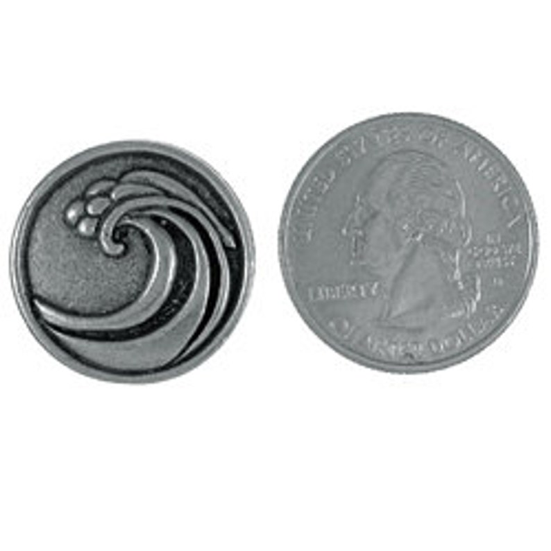 Wave Lapel Pin CC503 | Etsy