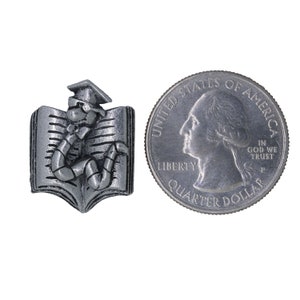 Bookworm Scholar Lapel Pin - CC557- Reading, Literacy, Literature ...