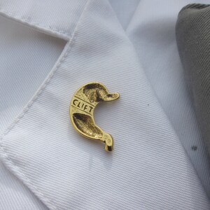 Gold Stomach Lapel Pin- CC619G- Medical and Anatomy Pins- Digestion and ...