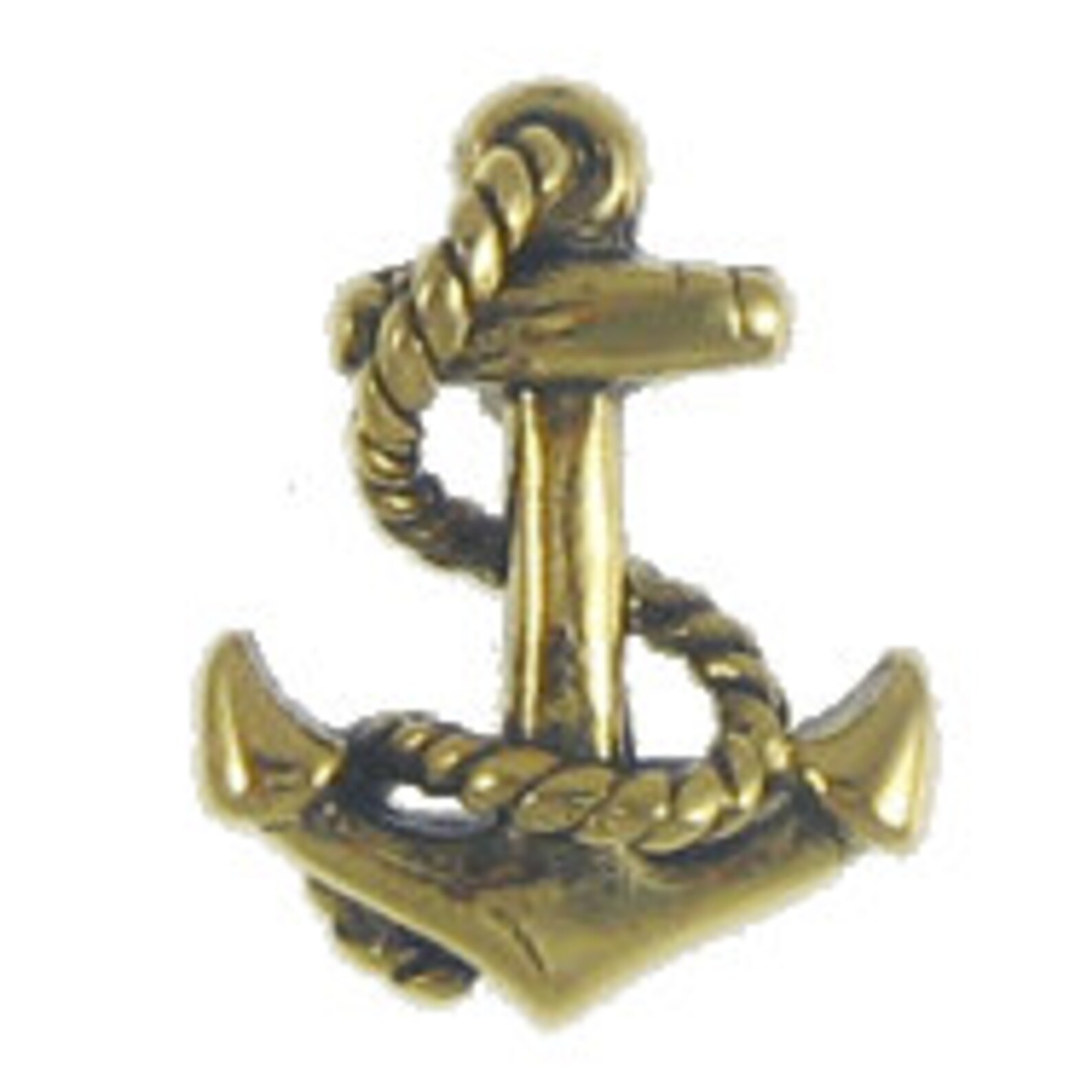 Gold Anchor Lapel Pin- CC414G- Anchor, Nautical, Ocean, and Marine ...