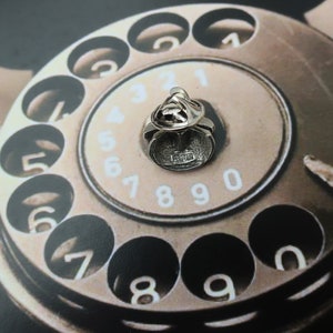 Telephone Lapel Pin - CC230- Telephone, Phone, and Communication Pins ...