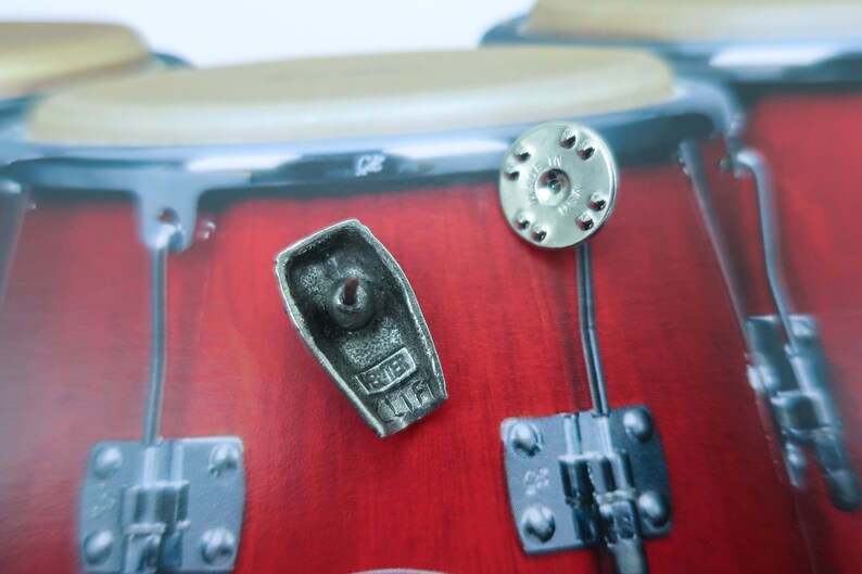Hand Cast Pewter Conga Drum Lapel Pin – Music Teacher Gift - Etsy