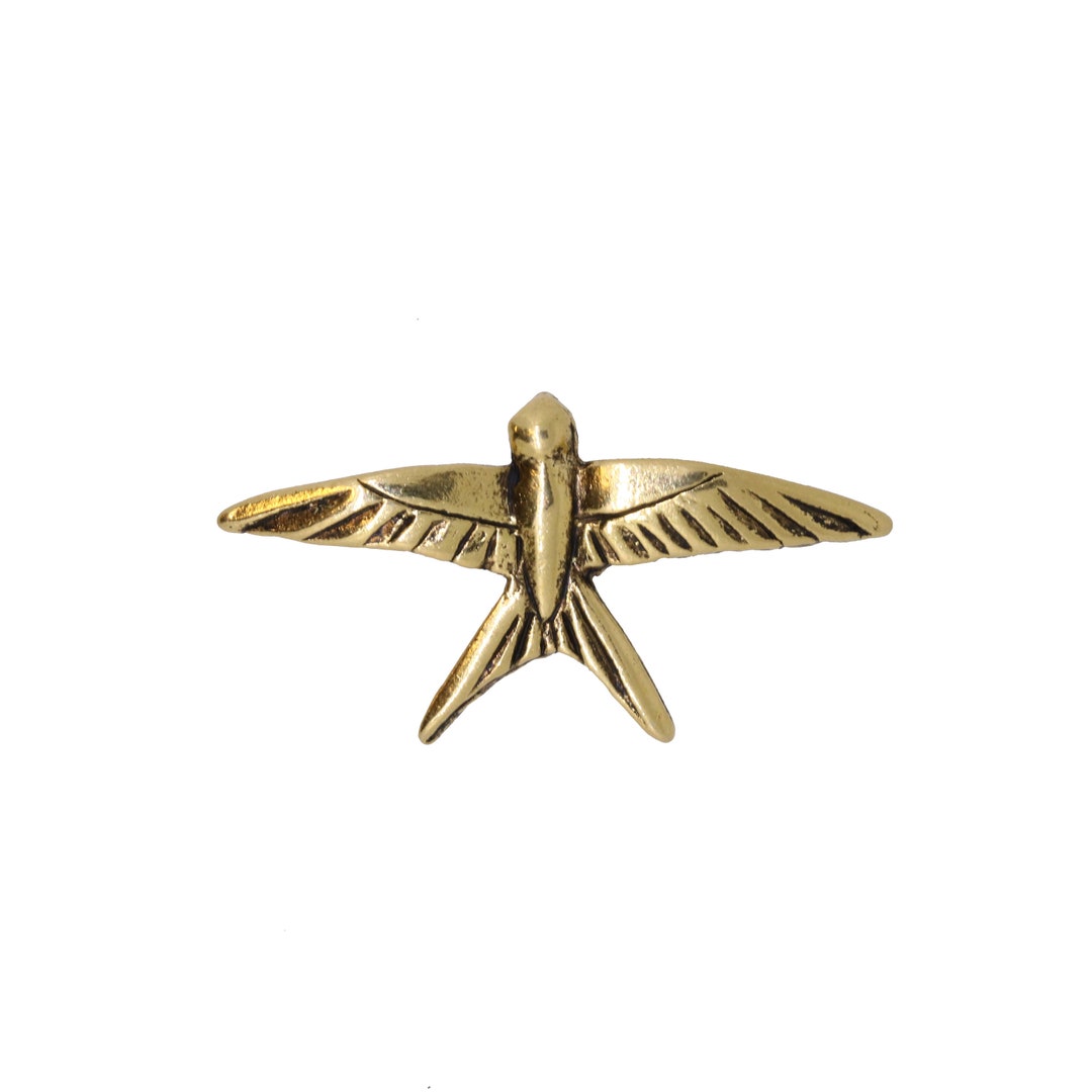 Swallow Gold Lapel Pin - CC232G- Bird, Bird Watching, and Wildlife Pins ...