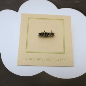 Attitude Lapel Pin- CC399- Motivational Gifts and Pins- Employee ...