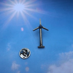 Wind Turbine Lapel Pin - CC387- Clean Energy, Solar Energy, Wind Energy ...