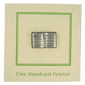 Book Lapel Pin - CC375- Reading, Literature, and Education Pins for ...