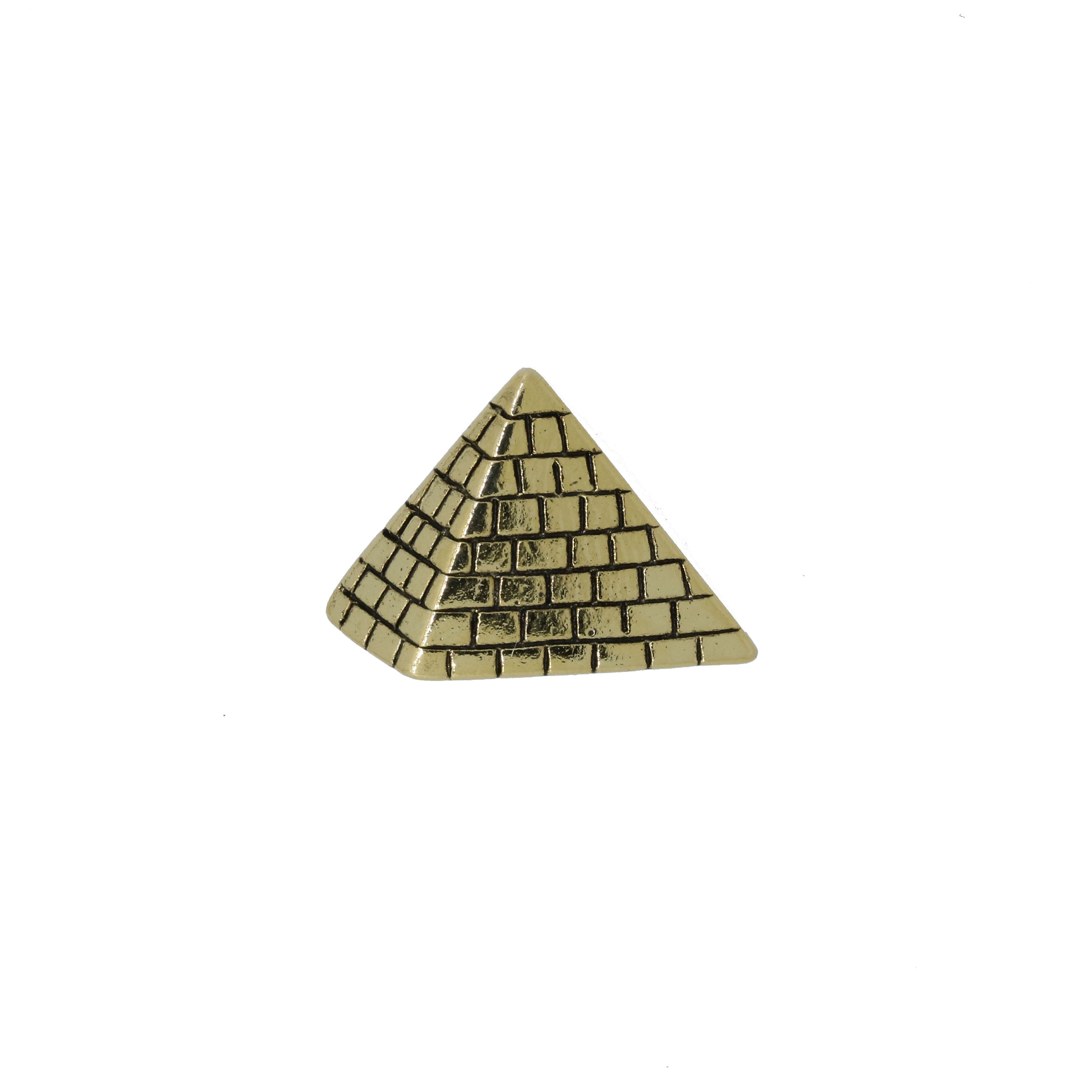 Pyramid Gold Dipped Pewter Lapel Pin - CC550G- Egyptian Pyramids- Greek ...