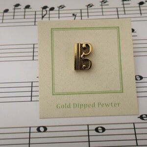 C-clef Lapel Pin - CC561G- C Clef, Soprano Clef, Alto Clef, Music ...