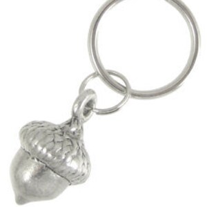 Acorn Keychain- K138- Fall Accessories- Fall Keyring- Acorn Things - Etsy