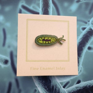 Bacteria Enamel Lapel Pin- EP121- Biology, Disease, Science, and Cell ...