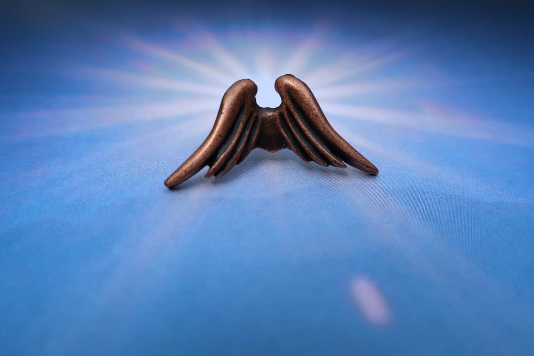 Copper Angel Wings Lapel Pin- CC487C- Angel, Angel Wings, Rememberance ...