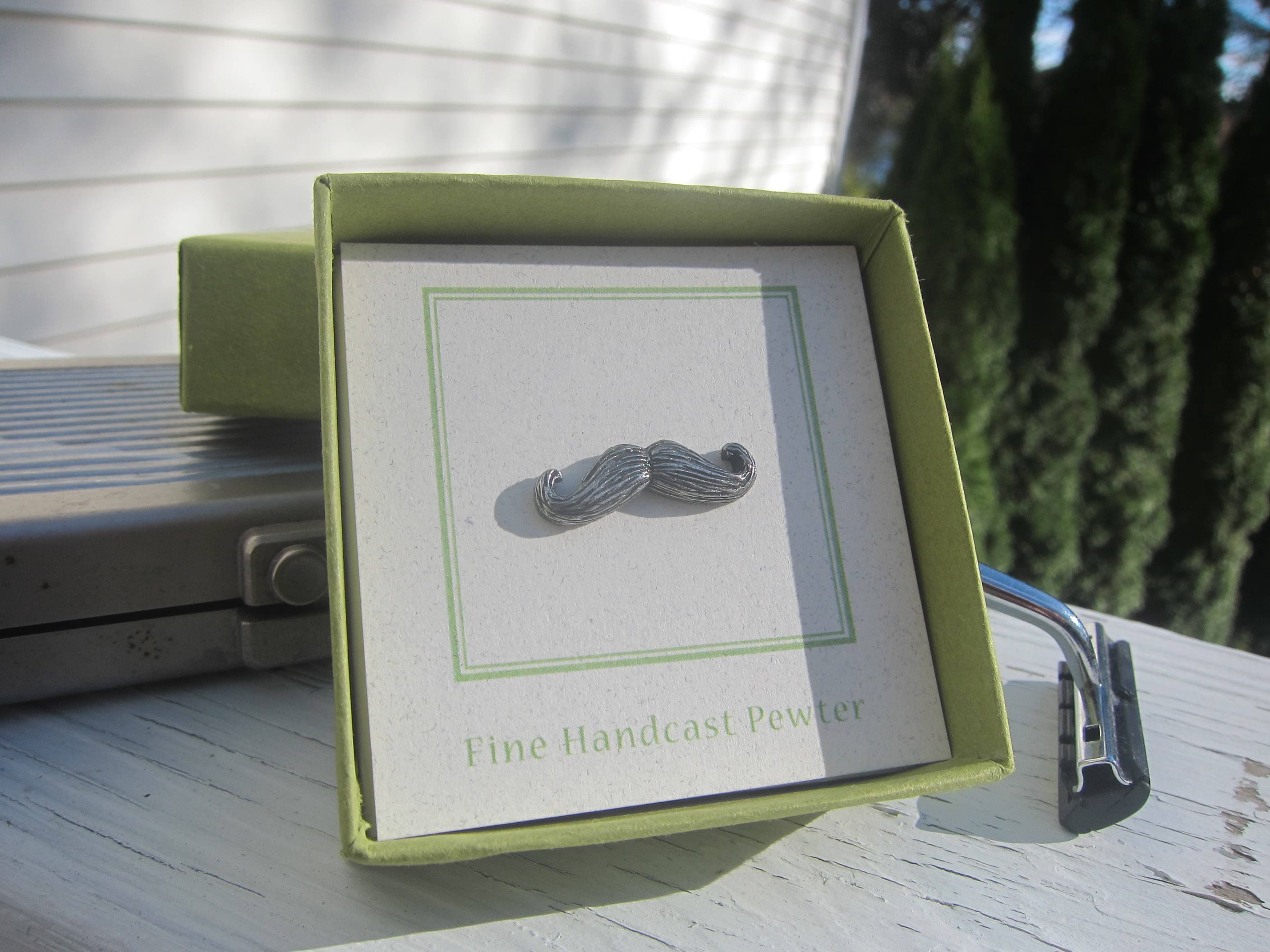 Moustache Lapel Pin CC624 Mustache Movember Men's | Etsy