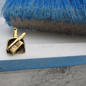 Gold Dust Pan and Brush Lapel Pin- CC331G- Cleaning Services, Maid ...