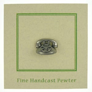 Telephone Lapel Pin - CC230- Telephone, Phone, and Communication Pins ...