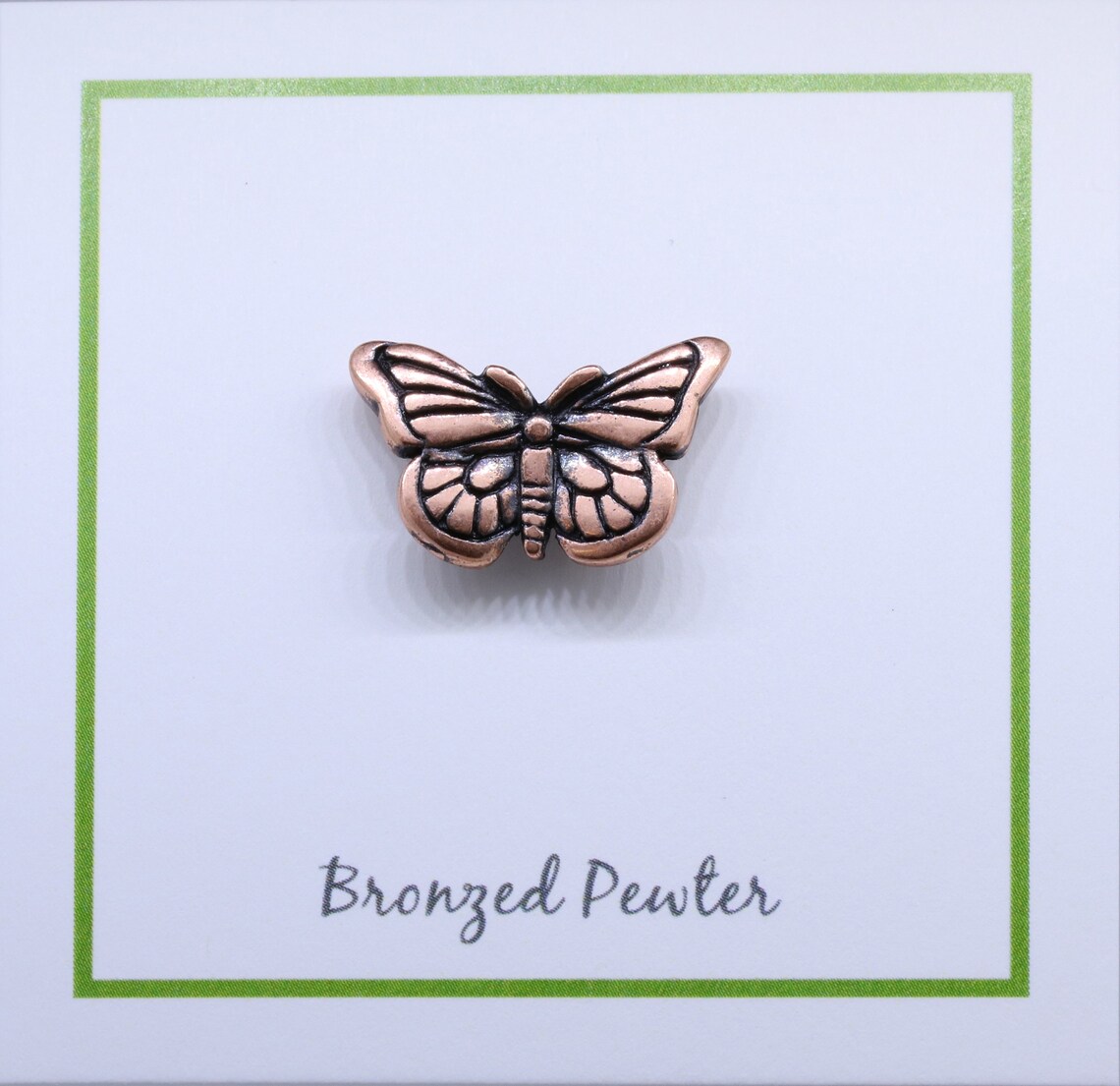Butterfly Copper Dipped Pewter Lapel Pin CC388C Butterfly - Etsy