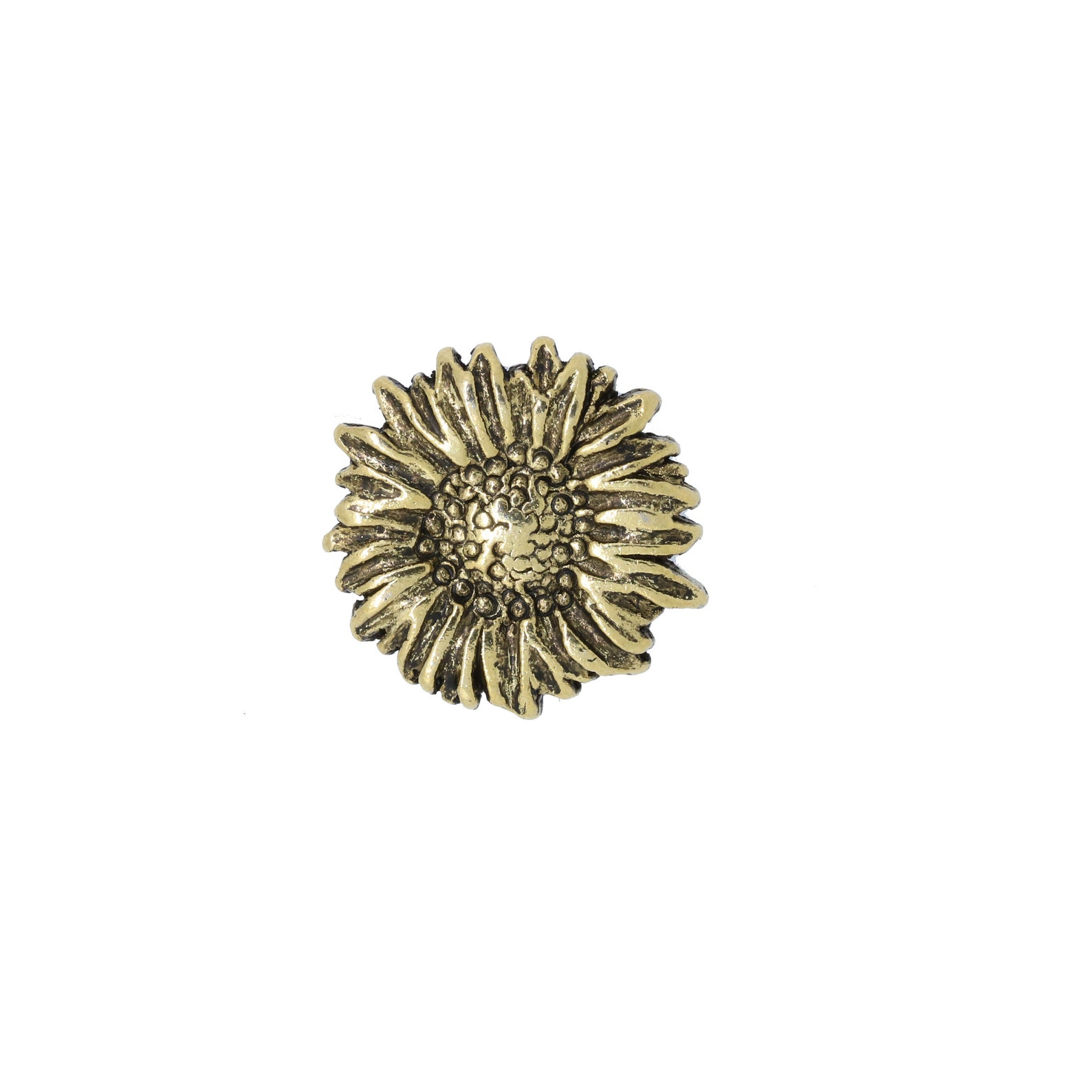 Gold Sunflower Lapel Pin CC271G Sunflower Garden and - Etsy