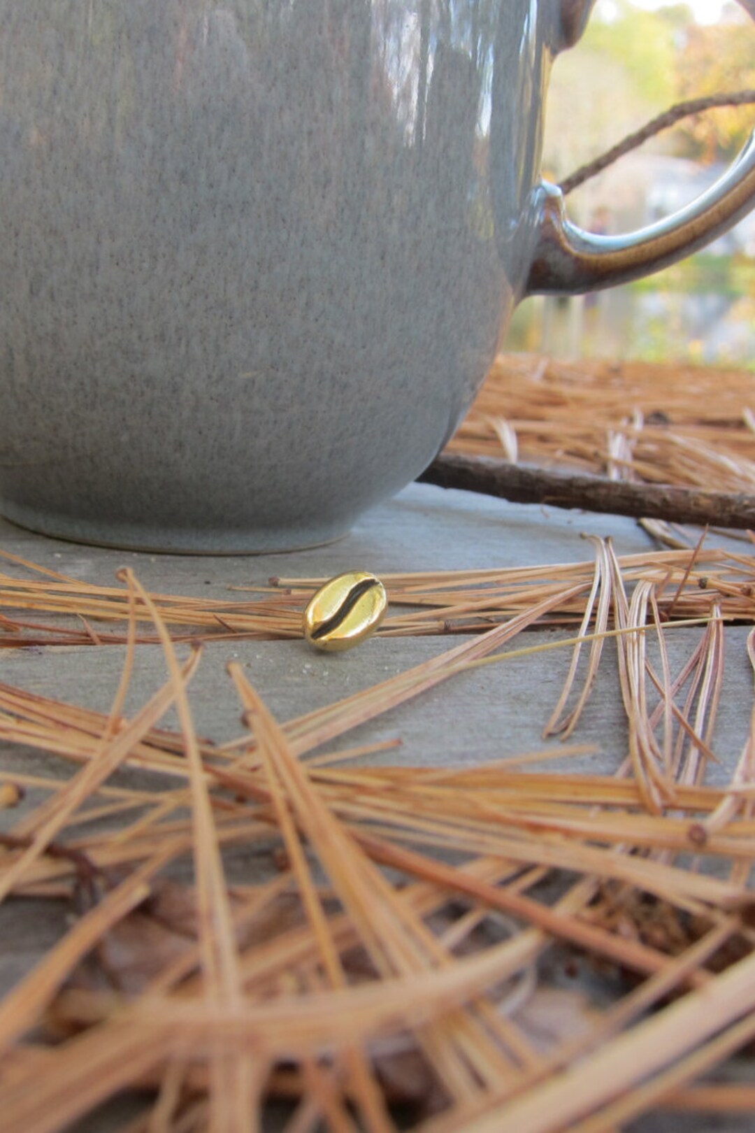 Gold Coffee Bean- CC244G- Coffee Gifts for Coffee Lovers, Coffee ...