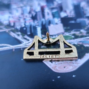 Gold Bridge Lapel Pin- CC576G- Bridge, Engineering, and Transportation ...