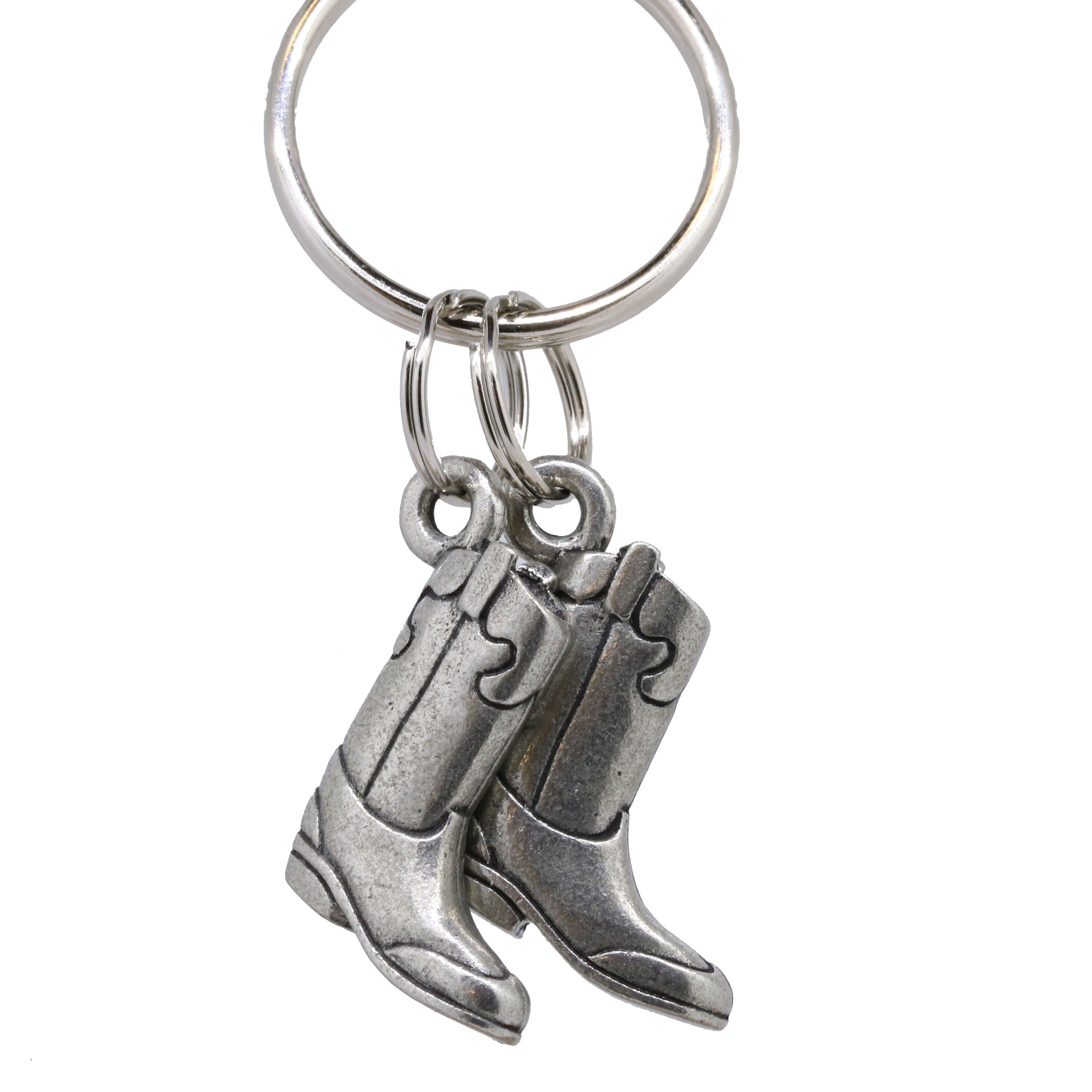 Cowboy Boots Keychain- K103 - Etsy