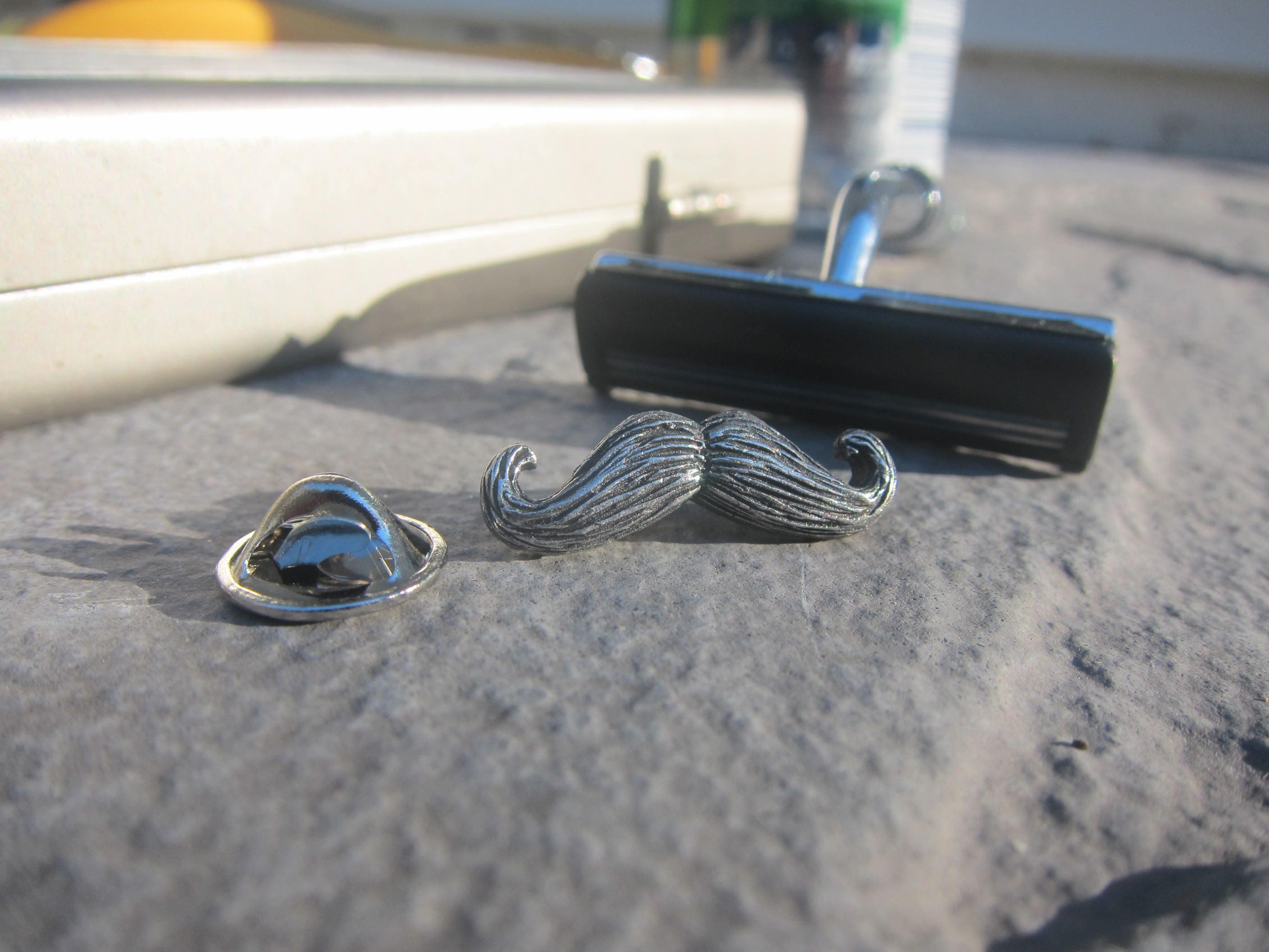 Moustache Lapel Pin- CC624- Mustache, Movember, Men's Health, Gentlemen ...
