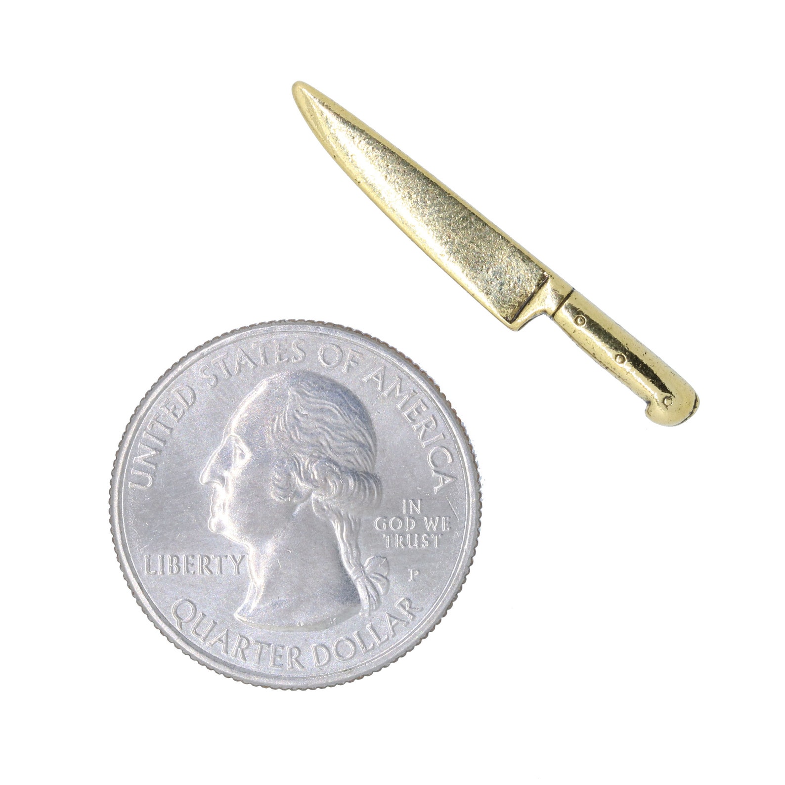 Gold Chef Knife Lapel Pin- CC195G- Kitchen and Culinary Pins and Gifts ...