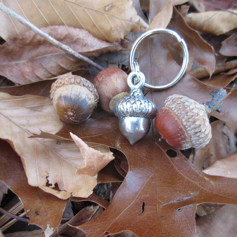 Glass Acorns - Etsy