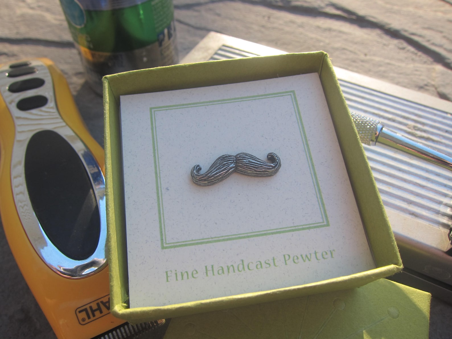 Moustache Lapel Pin CC624 Mustache Movember Men's | Etsy