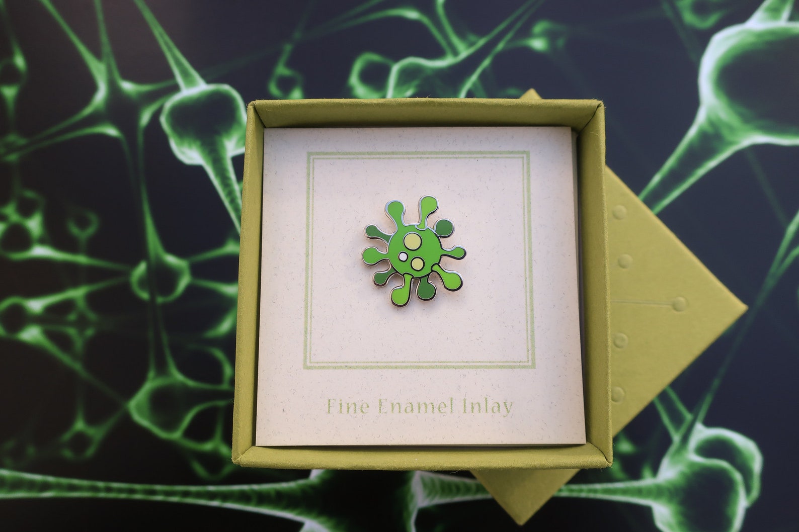 Virus Enamel Lapel Pin EP120 Virus Infectious Agent | Etsy