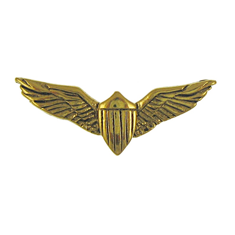 Gold Pilot Wings Lapel Pin-CC497G Aviation Pins for Pilots | Etsy