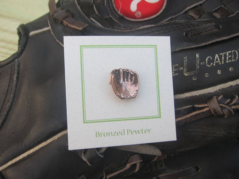 Copper Baseball Glove Lapel Pin CC160C Baseball Baseball - Etsy