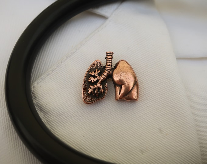 Copper Liver Lapel Pin CC519C Medical and Anatomy Lapel Pins | Etsy