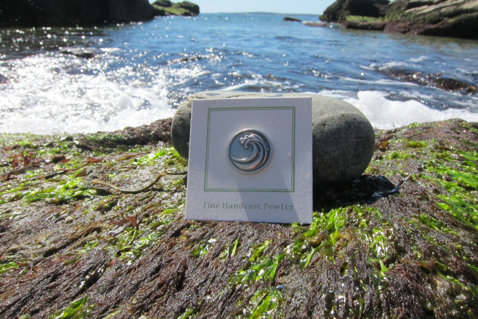 Wave Lapel Pin CC503 Ocean Beach and Aquatic Pins | Etsy