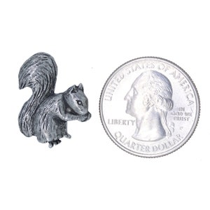 Squirrel Lapel Pin - CC499- Woodland Animals and Bushy Tailed Critter ...