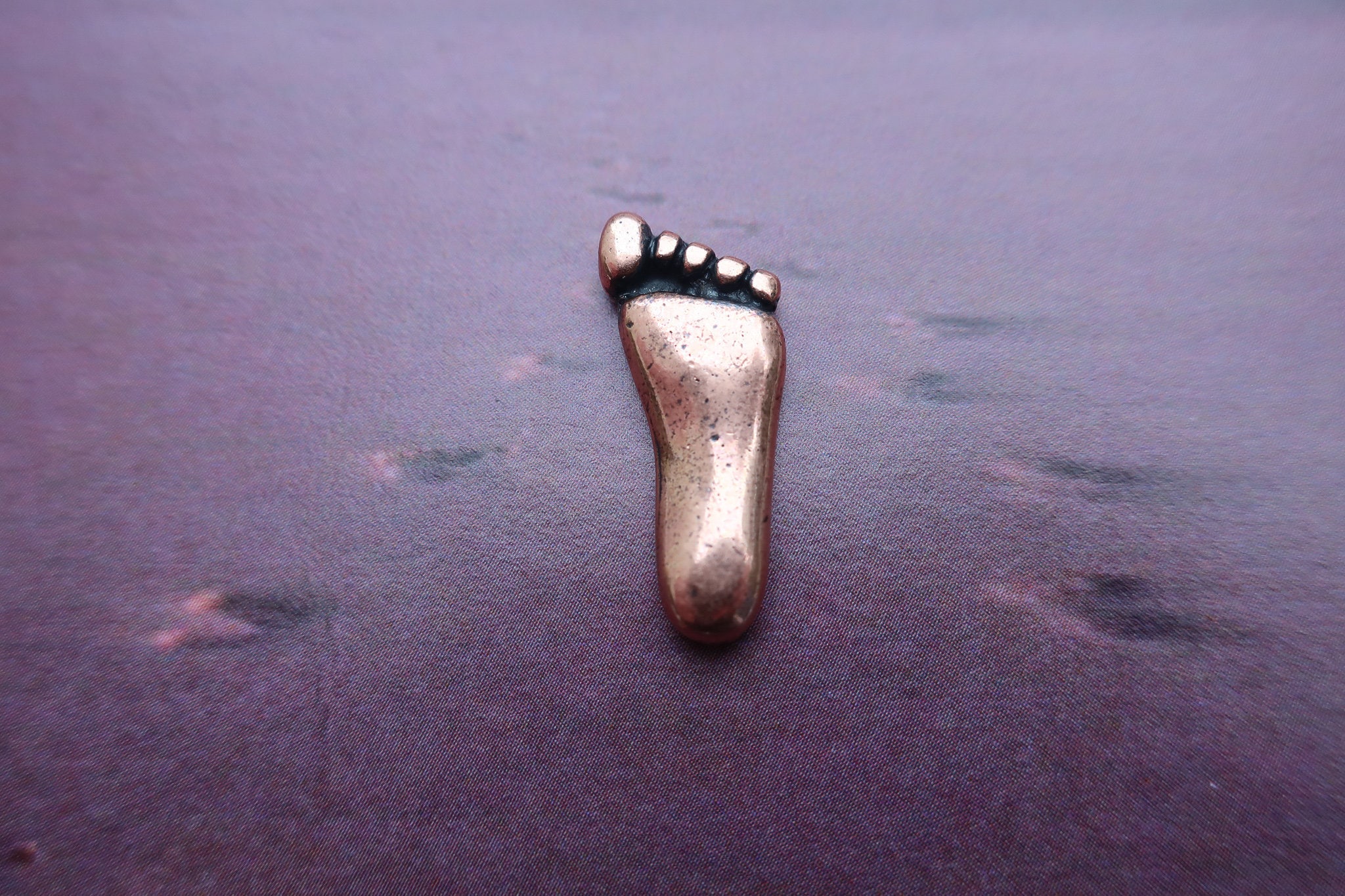 Foot Copper Dipped Pewter Lapel Pin CC468C Foot Orthopedic | Etsy