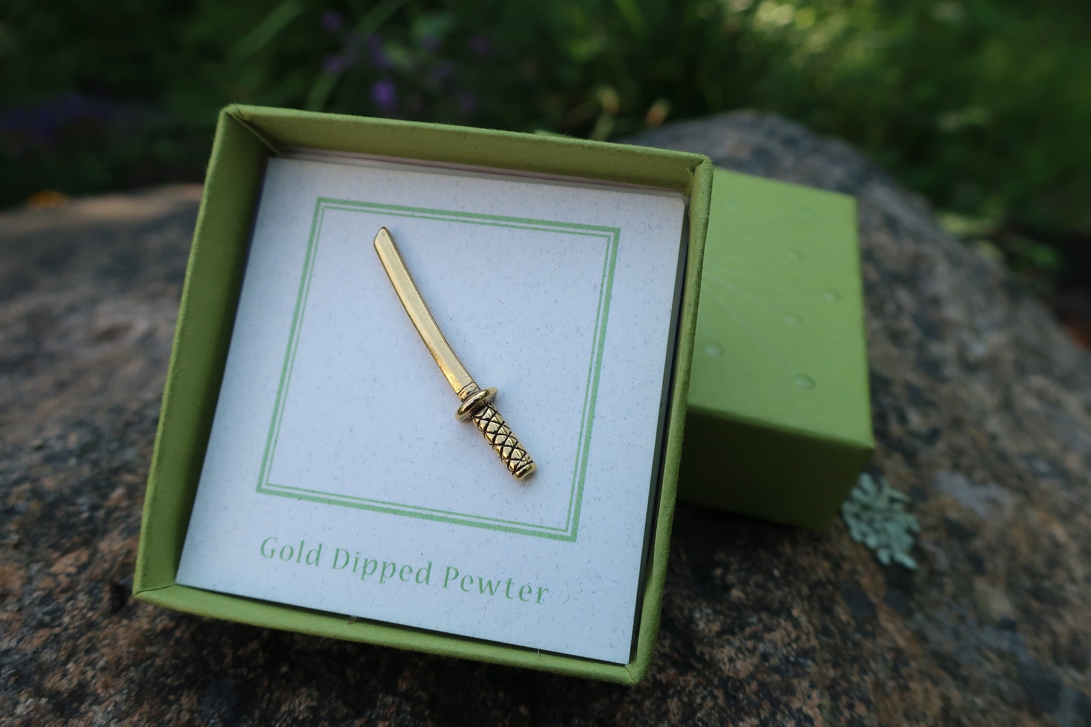 Gold Samurai Sword Lapel Pin CC511G Katana Japanese Swords - Etsy