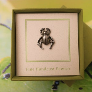 Beetle Lapel Pin - CC280- Insect, and Bug Pins - Etsy