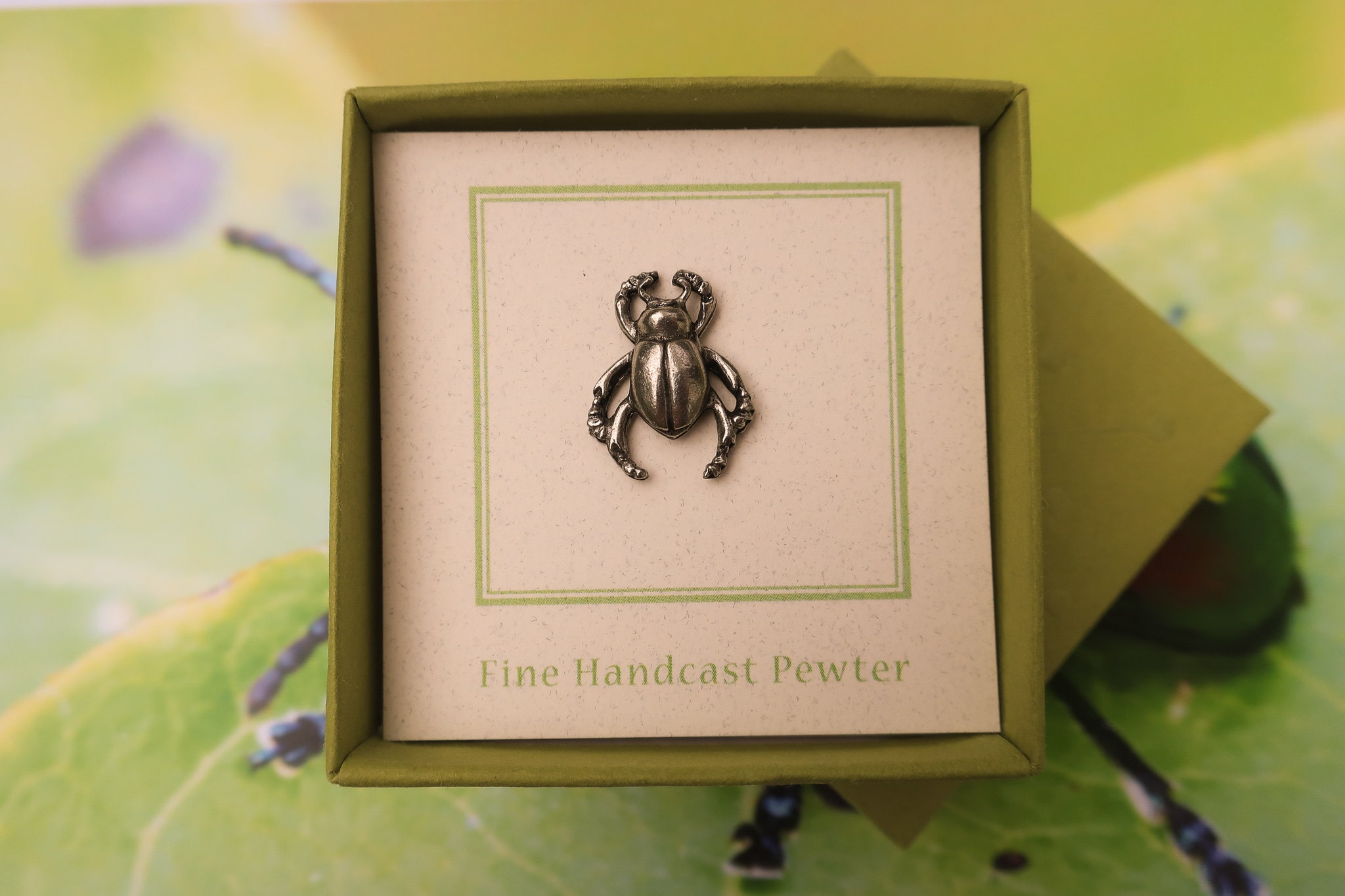 Beetle Lapel Pin CC280 Insect and Bug Pins - Etsy