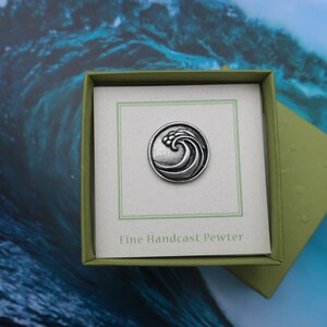 Wave Lapel Pin- CC503- Ocean, Beach, and Aquatic Pins - Etsy