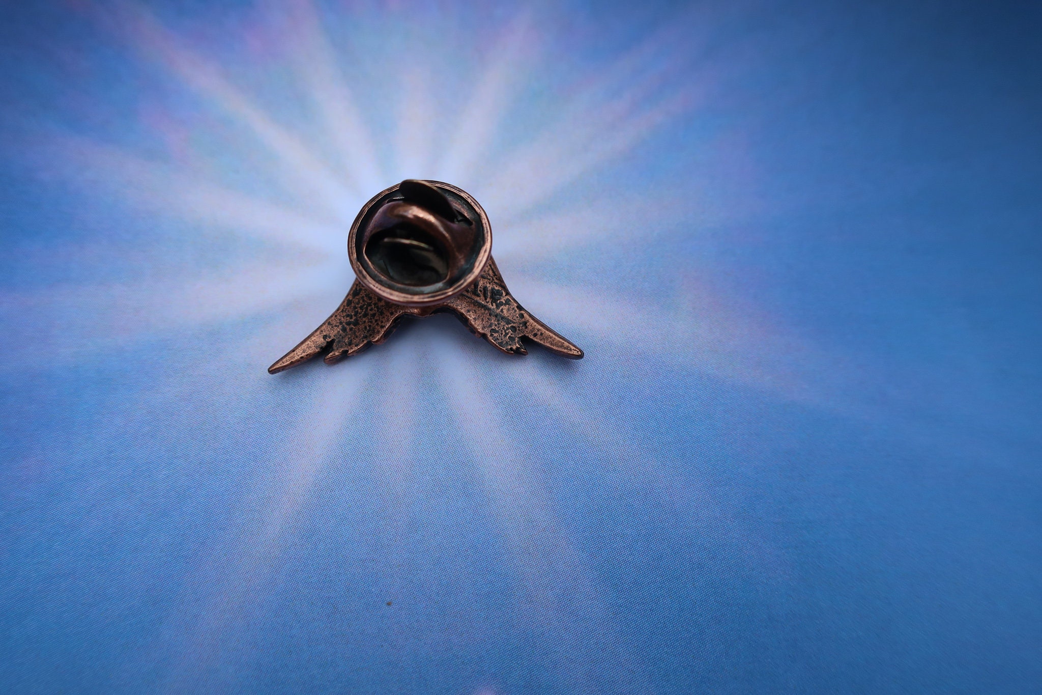 Copper Angel Wings Lapel Pin- CC487C- Angel, Angel Wings, Rememberance ...
